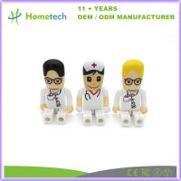 China Doctor Shape Plastic USB Flash Drive Memory Stick 8GB 16GB 32GB 3D USB 3.0 Flash Drive for sale