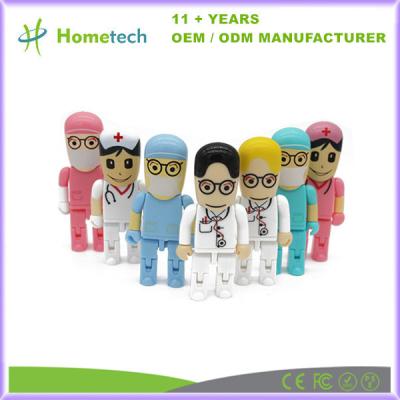 China Doctor Shape Plastic USB Flash Drive Memory Stick 8GB 16GB 32GB 3D USB 3.0 Flash Drive for sale