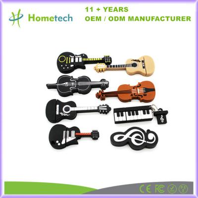 China Cartoon Electric Guitar USB Flash Drive 1GB 2GB USB 2.0 Pen Drive 16GB 32GB for sale