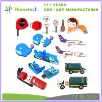 China Personalized 8GB 32GB 64GB Pen Drive Memory Stick Custom 3D Logo PVC Cartoon Shape for sale