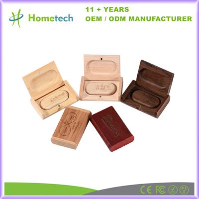 China Custom Wooden USB Flash Drive 4GB 16GB 8GB 32GB 64GB 1TB USB Stick Pendrive for sale