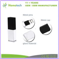 China Fast Speed Glass Crystal USB Flash Drive 8GB 16GB 4GB Transparent USB Flash Drive for sale