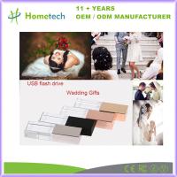China Fast Speed Glass Crystal USB Flash Drive 8GB 16GB 4GB Transparent USB Flash Drive for sale