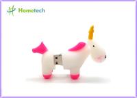 China Promotional Unicorn Real Capacity Horse Pen Drive , Micro Usb Memory Stick Minion for sale