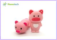 China Happy Big Family Pink Pig Customized Usb Flash Drive , Personalized Usb Key Customized PVC shaped USB flash drive 4gb 8g for sale