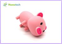 China Happy Big Family Pink Pig Customized Usb Flash Drive , Personalized Usb Key Customized PVC shaped USB flash drive 4gb 8g for sale