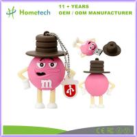 China USB 2.0 Cartoons Chocolat M&M Rainbow Bean USB Flash Drive 4GB 8GB 32GB 64GB Pendrive Flash Memory Gifts for sale