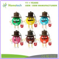 China USB 2.0 Cartoons Chocolat M&M Rainbow Bean USB Flash Drive 4GB 8GB 32GB 64GB Pendrive Flash Memory Gifts for sale