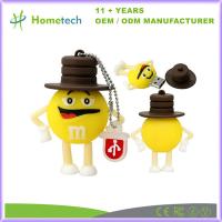 China USB 2.0 Cartoons Chocolat M&M Rainbow Bean USB Flash Drive 4GB 8GB 32GB 64GB Pendrive Flash Memory Gifts for sale