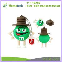 China USB 2.0 Cartoons Chocolat M&M Rainbow Bean USB Flash Drive 4GB 8GB 32GB 64GB Pendrive Flash Memory Gifts for sale