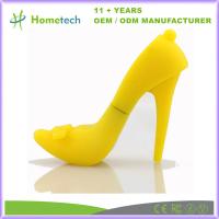China 64MB 128GB Customized USB Flash Drive PVC Rubber High Heeled Shoe Shape Personalized USB PEN for sale