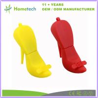 China 64MB 128GB Customized USB Flash Drive PVC Rubber High Heeled Shoe Shape Personalized USB PEN for sale