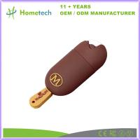 China Gift Cartoon Customized USB Flash Drive Ice Cream Shape 16GB PVC Plastic Flash Memory Sticks for sale