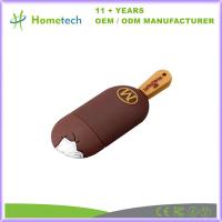 China Gift Cartoon Customized USB Flash Drive Ice Cream Shape 16GB PVC Plastic Flash Memory Sticks for sale