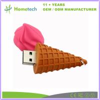 China Customized PVC Ice Cream USB Flash Drive 1GB 2GB 4GB USB 2.0 Cartoon Memory Stick for sale