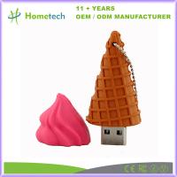 China Customized PVC Ice Cream USB Flash Drive 1GB 2GB 4GB USB 2.0 Cartoon Memory Stick for sale