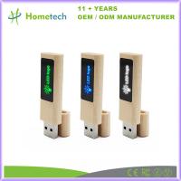 China Luminous Wooden USB Flash Drive LED Light Wood Pen Drive USB Memory Stick 8Gb 16Gb 32Gb 64Gb 128Gb for sale