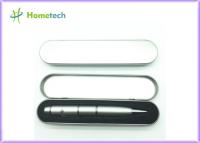 China Mini USB Flash Pen Drives / High Speed Ballpoint Pen Model Laser Light Pendrive USB 3.0 for sale