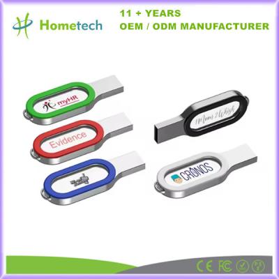 China Innovative Slim Metal USB Flash Drive USB 3.0 64G With Logo Customized Waterproof for sale