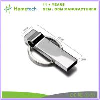 China Premium Metal USB Drive With Enhanced Durability With Keyring Easy To Carry A Grade Chips for sale