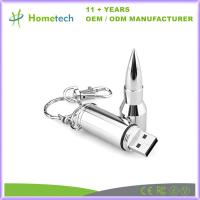 China Bullet Shaped Metal USB Flash Drives With 8GB-256GB Storage Capacity Modern Design for sale