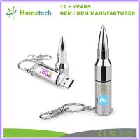 China Bullet Shaped Metal USB Flash Drives With 8GB-256GB Storage Capacity Modern Design for sale