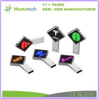 China Light Up Your Logo Perfect Promotion Gift Metal USB Flash Drive with USB 2.0/3.0 Interface for sale