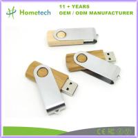 China Windows/Mac OS/Linux Compatible 256GB Wood Twist USB Flash Drive with Classic Wood Design for sale