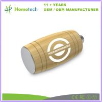 China Wood Color USB Flash Drive 8GB-256GB Wine Bucket Shape with USB 2.0/3.0 Interface for sale