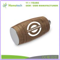 China Wood Color USB Flash Drive 8GB-256GB Wine Bucket Shape with USB 2.0/3.0 Interface for sale