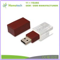 China Elegant Crystal USB Flash Drive with Wood Color For Wedding and Photography for sale