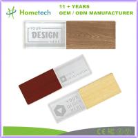 China Elegant Crystal USB Flash Drive with Wood Color For Wedding and Photography for sale