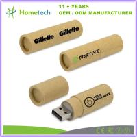 China Eco Friendly Recycle Paper USB Flash Drive Give Away Gift With Printing For Promotion A Class Chip for sale