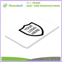China Easy To Carry Custom Credit Card Shaped USB Imprinted With Your Logo 128MB / 256MB / 512MB/ 1GB- 64GB for sale