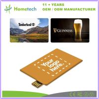 China Easy To Carry Custom Credit Card Shaped USB Imprinted With Your Logo 128MB / 256MB / 512MB/ 1GB- 64GB for sale
