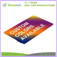 China Easy To Carry Custom Credit Card Shaped USB Imprinted With Your Logo 128MB / 256MB / 512MB/ 1GB- 64GB for sale
