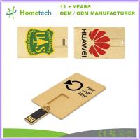 China Recycled Biodegradable Credit Card Flash Drive Business Credit Card USB Flash Drive Easy to Carry for sale