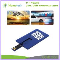 China Custom Dual-Sided Printing Credit Card USB Flash Drive with 128MB-256GB Capacity for sale