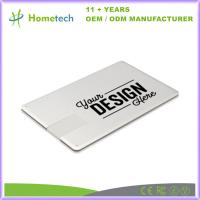 China Stock Business Card USB Flash Drive with Logo Printing and OEM Accepted for sale
