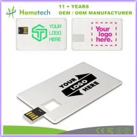 China Stock Business Card USB Flash Drive with Logo Printing and OEM Accepted for sale