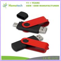 China Swivel USB C Flash Drive 8GB - 256GB 2 In 1 OTG USB 3.0 Drive Memory Stick Type C For Mobile Phone for sale