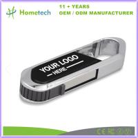 China High Speed Foldout Carabiner USB Flash Drive 64GB to 1TB Leather Pen Drive 32GB for Business Promotion for sale