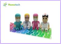 China Mini gift Character USB Drives 64gb pendrive doctor nurse cartoon for sale