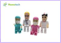 China Mini gift Character USB Drives 64gb pendrive doctor nurse cartoon for sale