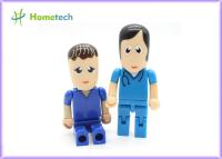 China Doctor Nurse Usb Flash Drive , Cartoon Robot Medical Memory Stick Pendrive 32GB for sale
