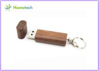 China Keychain Wooden USB Flash Drive 64GB 32GB Pen Drive Pendrive Specialized Logo / usb memory stick for sale