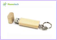 China Keychain Wooden USB Flash Drive 64GB 32GB Pen Drive Pendrive Specialized Logo / usb memory stick for sale