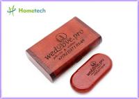 China Photography Gift Wooden USB Flash Drive , Custom Logo Bamboo USB Memory Drive for sale