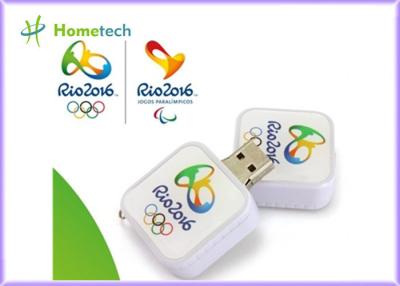 China Square Swivel 2GB Plastic USB Flash Drive Micro USB 2.0 / 3.0 for sale