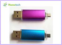 China OEM Mobile Phone USB Flash Drive , Micro Dual Port USB Flash Drive With Micro Usb For Android for sale